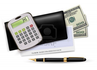 14449948-chequera-negro-con-cheque-calculadora-y-dolares-ilustracion ...
